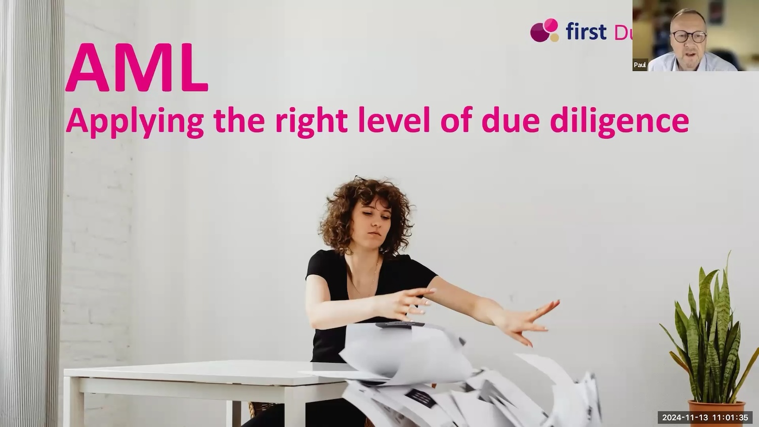 AML – applying the right level of due diligence - First Due Diligance